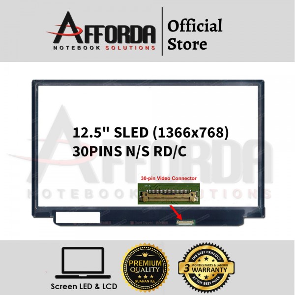 12.5" SLIM LED SCREEN FOR LENOVO THINKPAD X240 / LENOVO THINKPAD A275